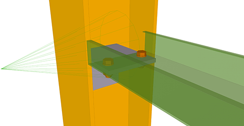 Metsec Non-Continuous Rail (106) | Tekla User Assistance