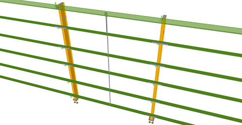Metsec Side Rail Supports (28) | Trimble User Assistance