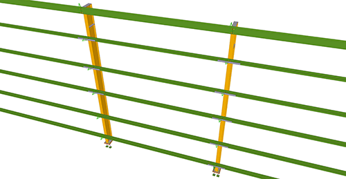 Metsec Side Rail Supports (28) | Trimble User Assistance