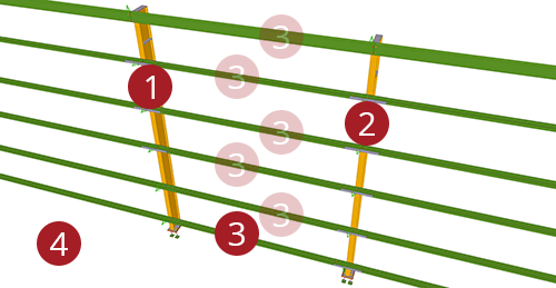 Metsec Side Rail Supports (28) | Trimble User Assistance