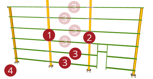 Metsec Rapid Fit Side Rail (35) | Trimble User Assistance