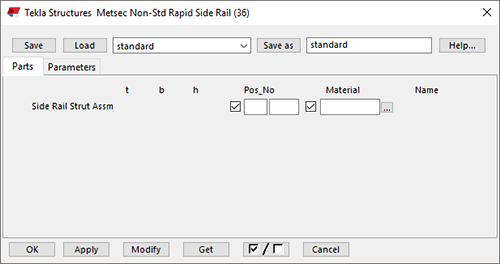 Metsec Non-Standard Rapid Side Rail (36) - Parts tab | Trimble User ...