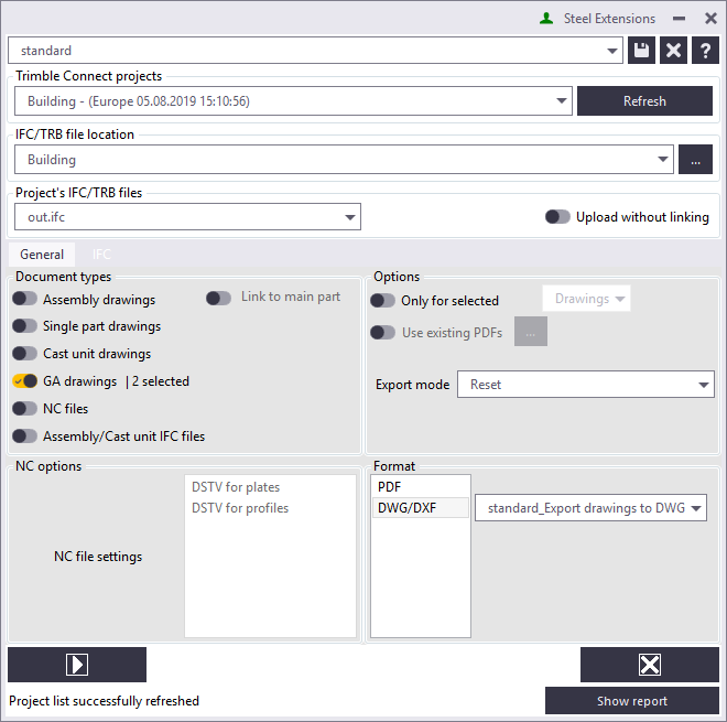 Linking documents to Trimble Connect | Tekla User Assistance
