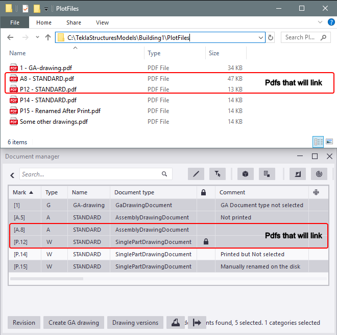 Linking documents to Trimble Connect | Tekla User Assistance