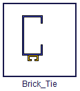 Brick Tie | Tekla User Assistance
