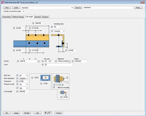 Tower Arm Plates L Profiles | Tekla User Assistance