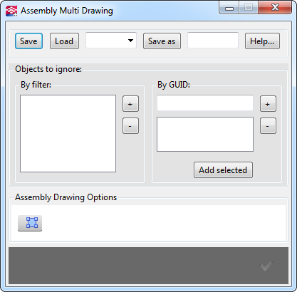 Assembly multi drawing | Trimble User Assistance