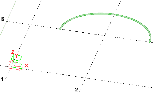 how to draw ellipse in tekla