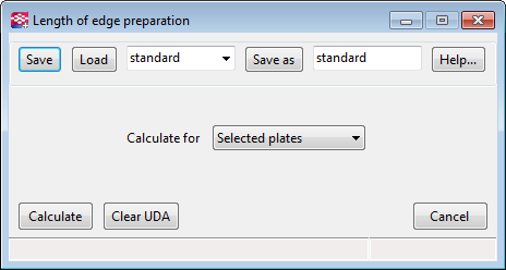 Length of edge preparation | Trimble User Assistance