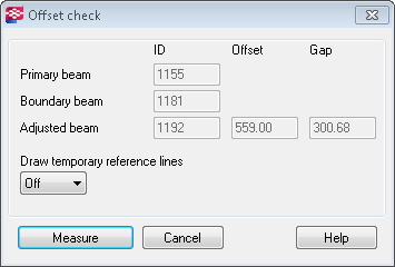 Offset check | Tekla User Assistance