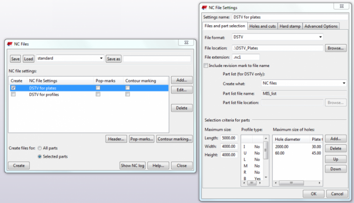Unfolded bent plate | Trimble User Assistance