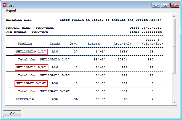 Modeling Gage Sheet or Plate | Trimble User Assistance