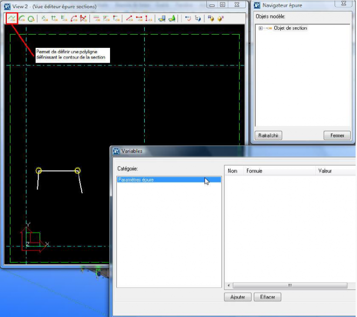 Création de profil à section paramétrique | Trimble User Assistance