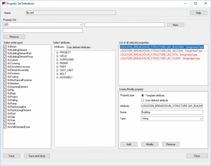 How to handle location breakdown structure (Site, Building, Sections, Floors) in the IFC export ...