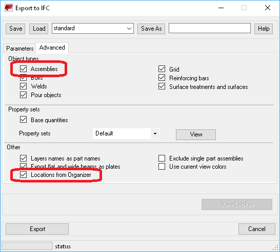 How to handle location breakdown structure (Site, Building, Sections, Floors) in the IFC export ...