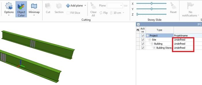How to handle location breakdown structure (Site, Building, Sections, Floors) in the IFC export ...