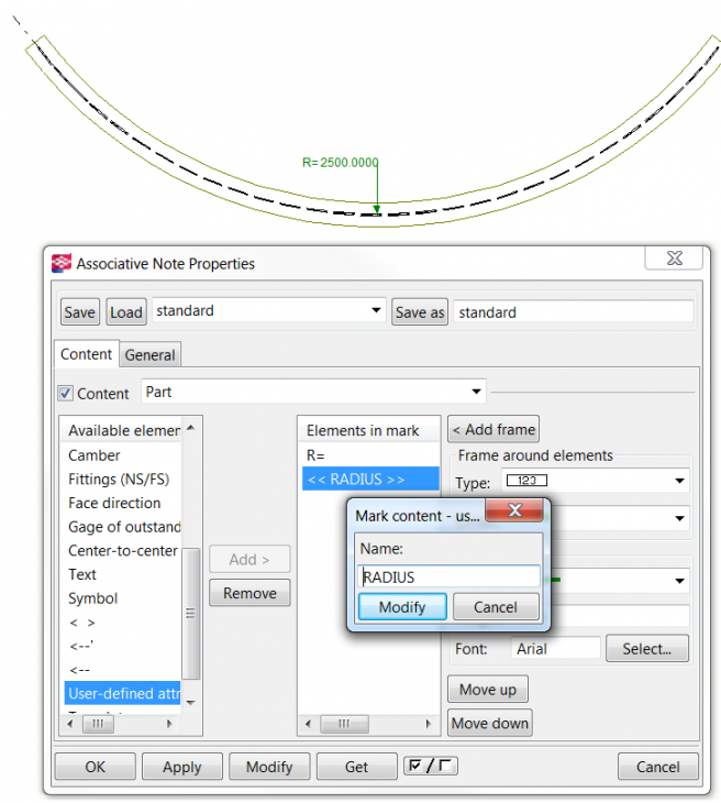 How to set the 4 decimal radius dimension in the drawing? | Trimble ...
