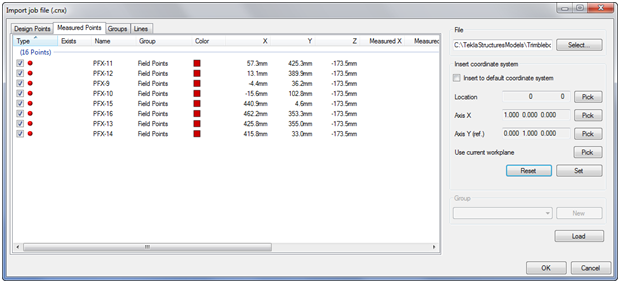 Coordinate transformations in Layout Manager | Trimble User Assistance