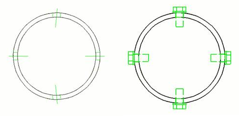 Bolt symbols are skew in round tubes | Trimble User Assistance
