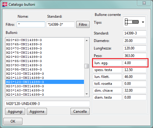 Come viene calcolata la lunghezza della vite del bullone | Trimble User ...