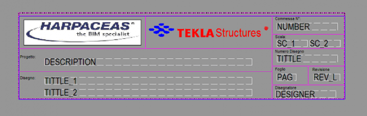 Creazione di un cartiglio personalizzato da file dwg | Trimble User ...
