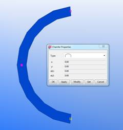 モデルビュー上での部材のR表現 | Trimble User Assistance