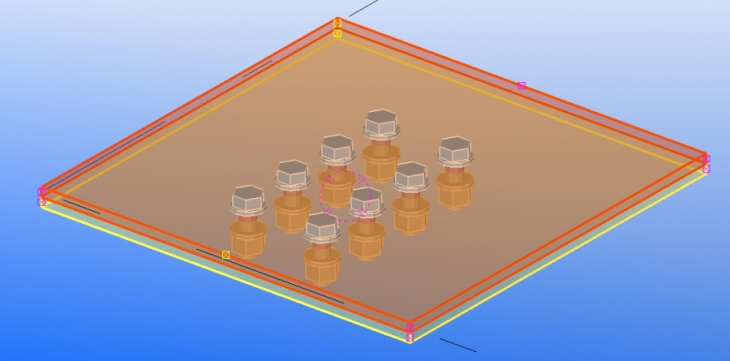 ボルトの所属を変更する Tekla User Assistance