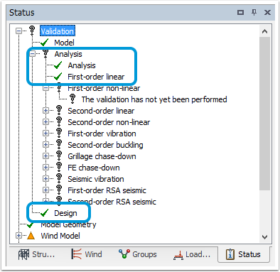 I have validated the model but it is showing "?", saying validation has ...