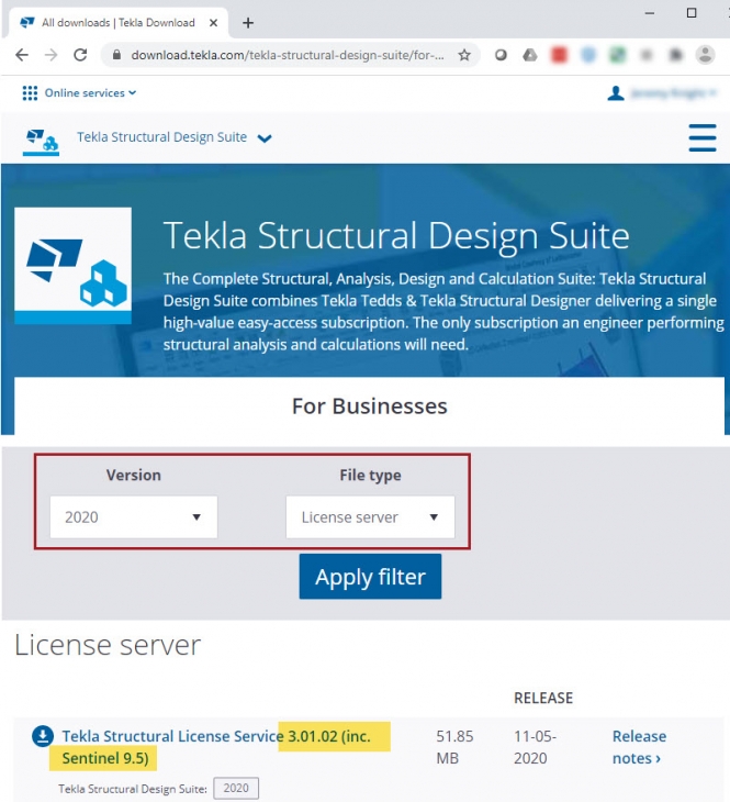 How can I ensure that I am running the latest version of the Tekla ...