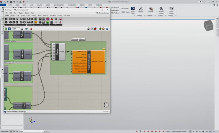 Grasshopper - Tekla Structural Designer Live Link | Tekla User Assistance