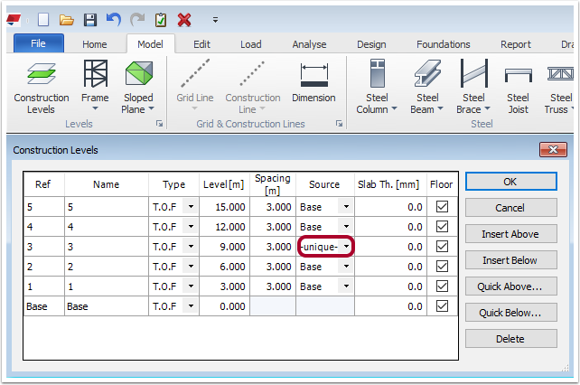 Can I create a level in Tekla Structural Designer that is a duplicate ...