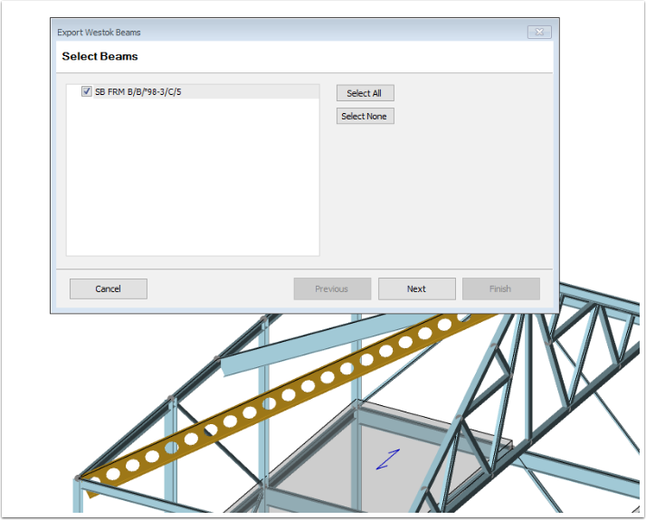 Westok beam subject to loads which cause hogging moments along the beam ...