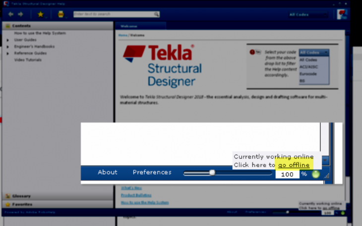 Tekla Structural Designer 2018i Help - online version is displaying the incorrect content ...