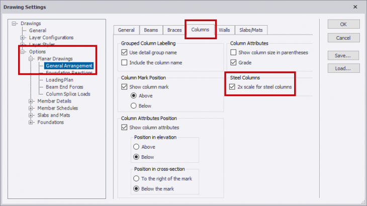 Why Are My Columns Bigger Than They Are Supposed To Be On Plan Tekla Why Are My Columns Bigger Than They Are Supposed To Be On Plan Tekla