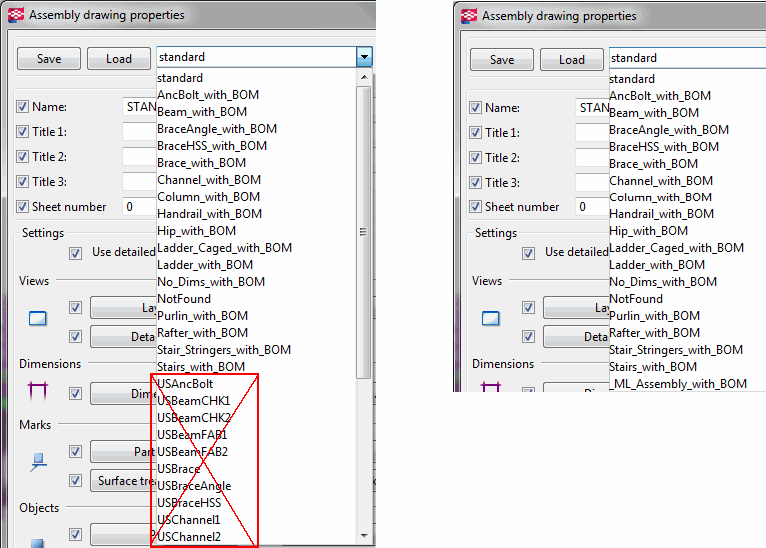 Exclude List macros | Trimble User Assistance