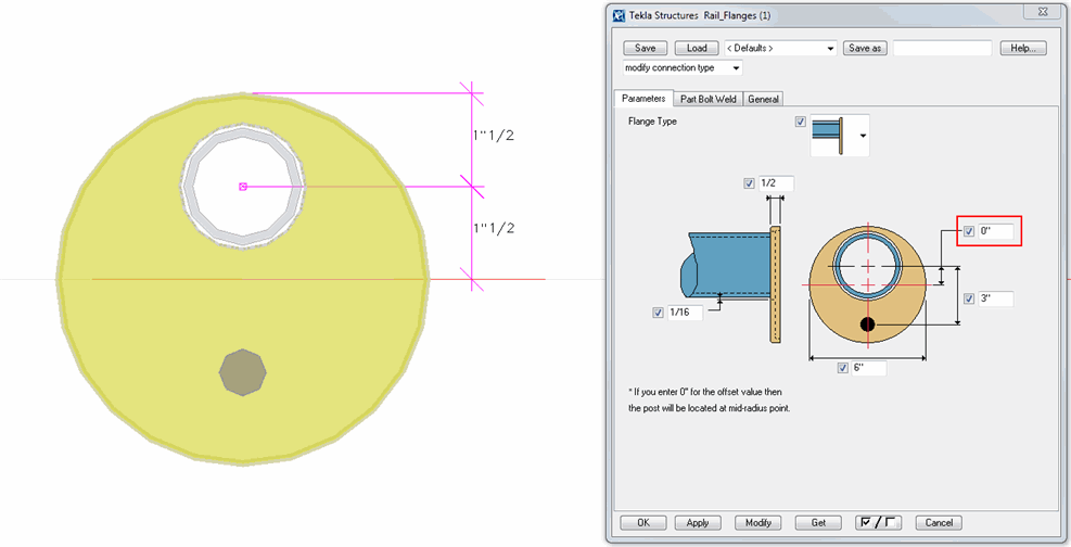 Rail Flanges | Trimble User Assistance
