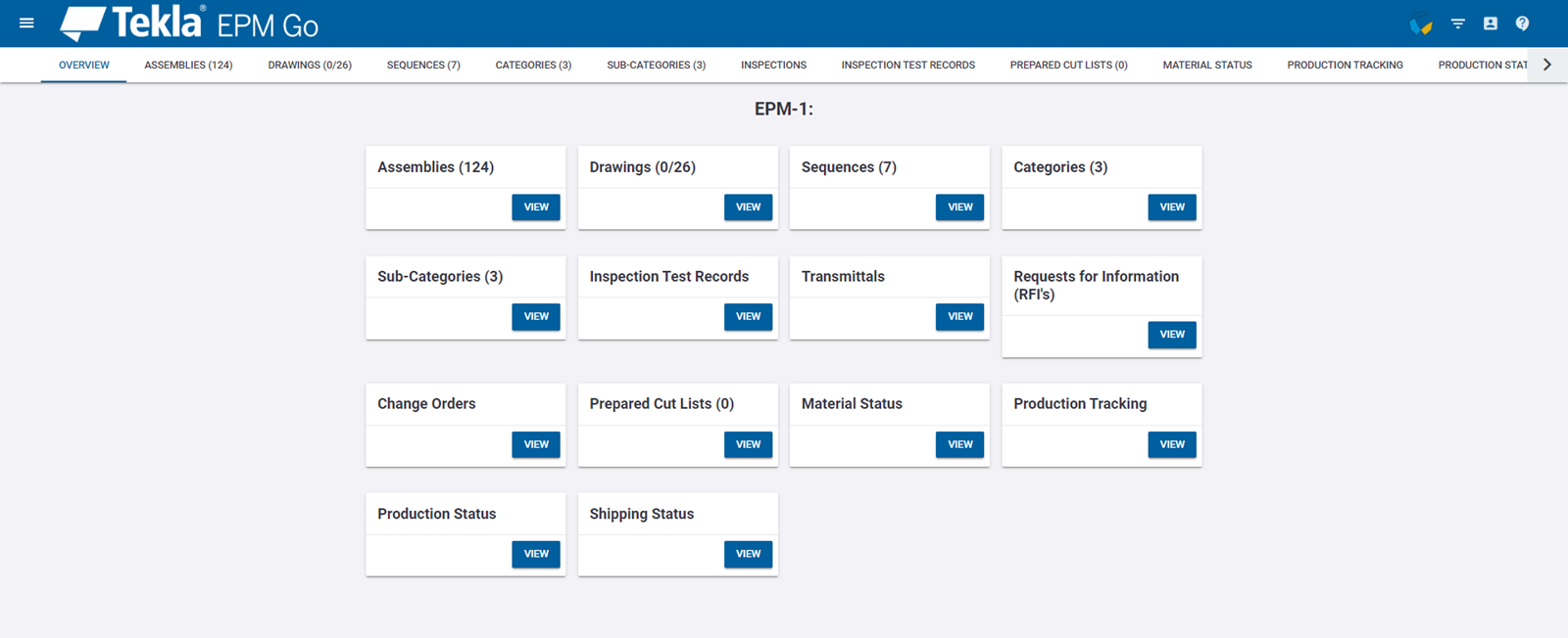 View drawings | Tekla User Assistance