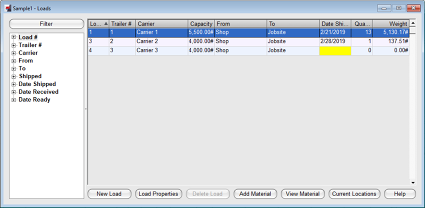 Create, modify, and delete loads | Tekla User Assistance