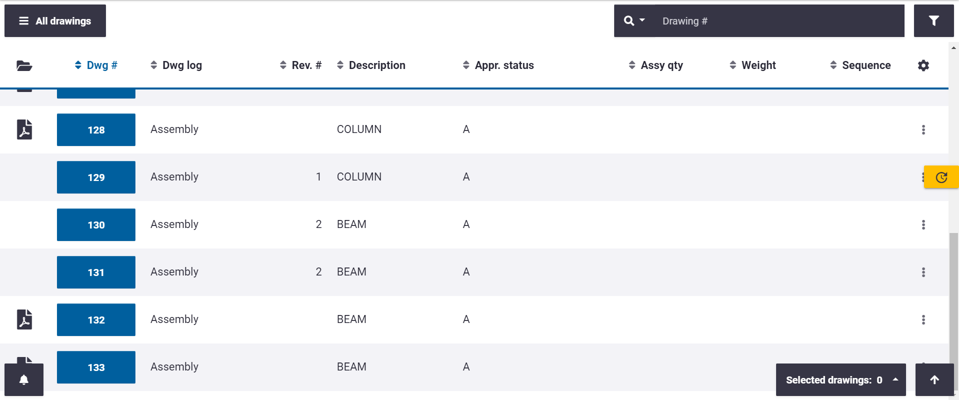 View and manage drawings | Tekla User Assistance