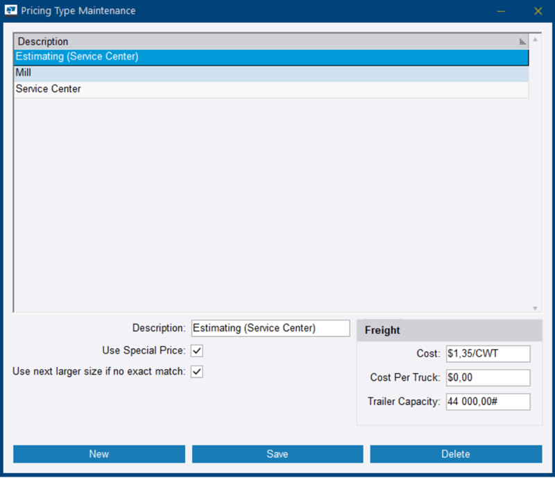 Create a dedicated estimating pricing file | Tekla User Assistance
