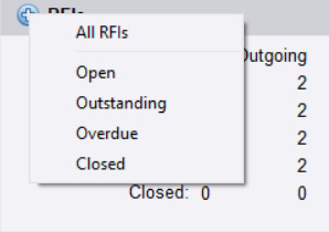 Modify an RFI | Trimble User Assistance