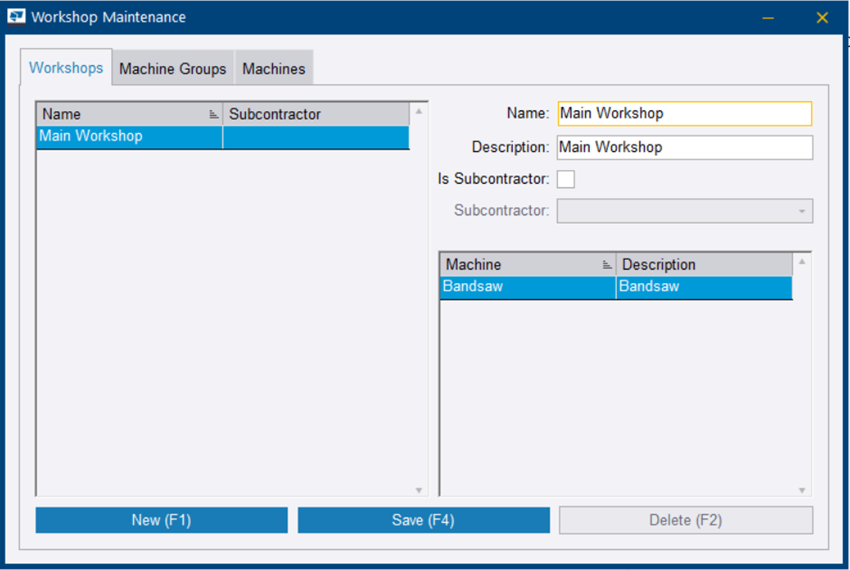 Manage workshops | Tekla User Assistance