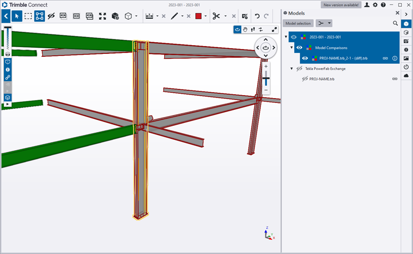 Manage changes to a production control job | Tekla User Assistance