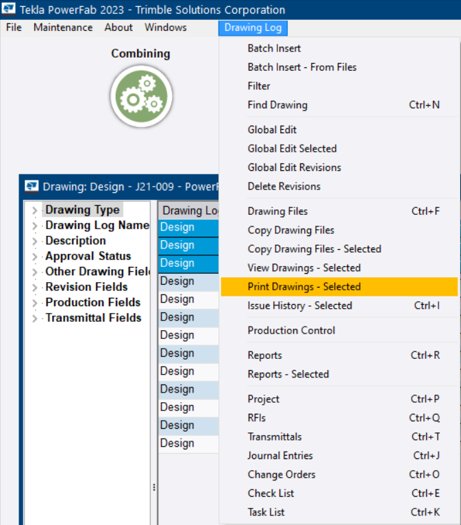 Print drawings | Tekla User Assistance