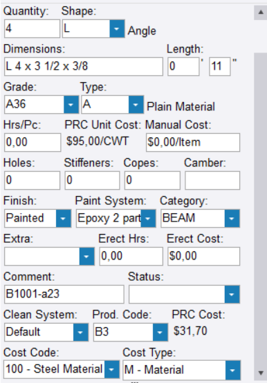 Assign a cost code and cost type to an estimate item | Trimble User ...