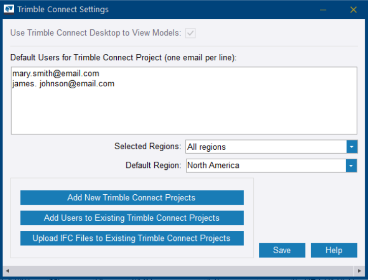 Vincular Tekla PowerFab a Trimble Connect | Trimble User Assistance