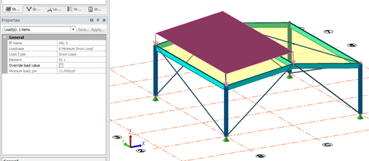 Snow loads (ASCE 7) | Tekla User Assistance