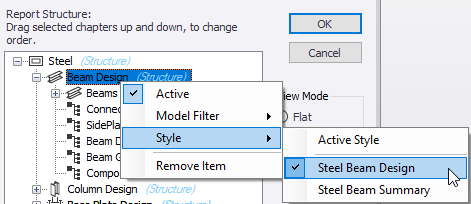 Create reports | Tekla User Assistance