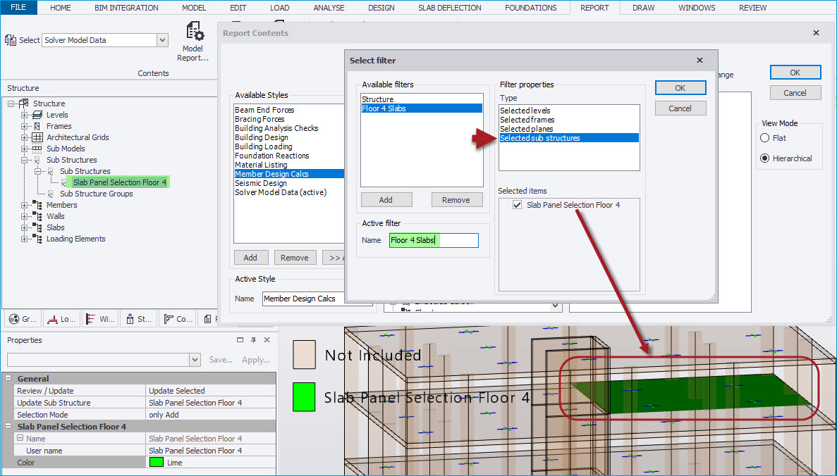2022 SP1: Slab and Wall Panels - New & Enhanced Key Results Reporting ...