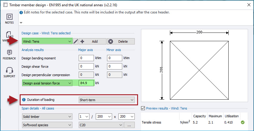 2022 SP1: Timber Design Using Tekla Tedds - Enhancements | Trimble User ...